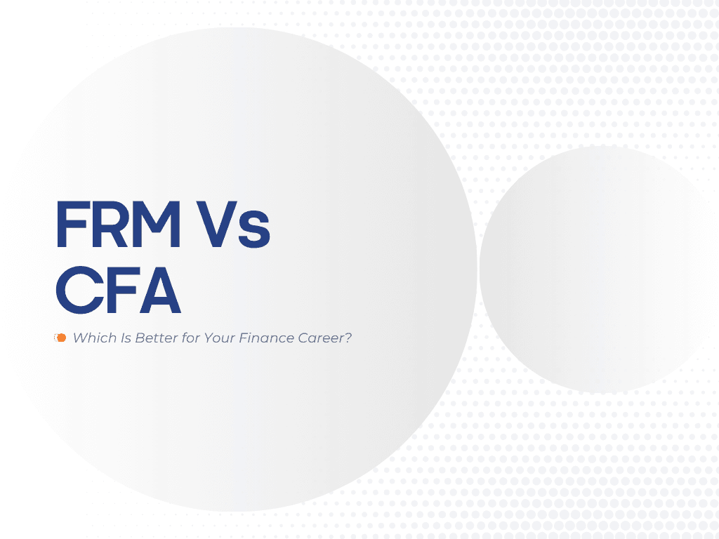 FRM vs CFA: Which Is Better for Your Finance Career? | Aswini Bajaj ...